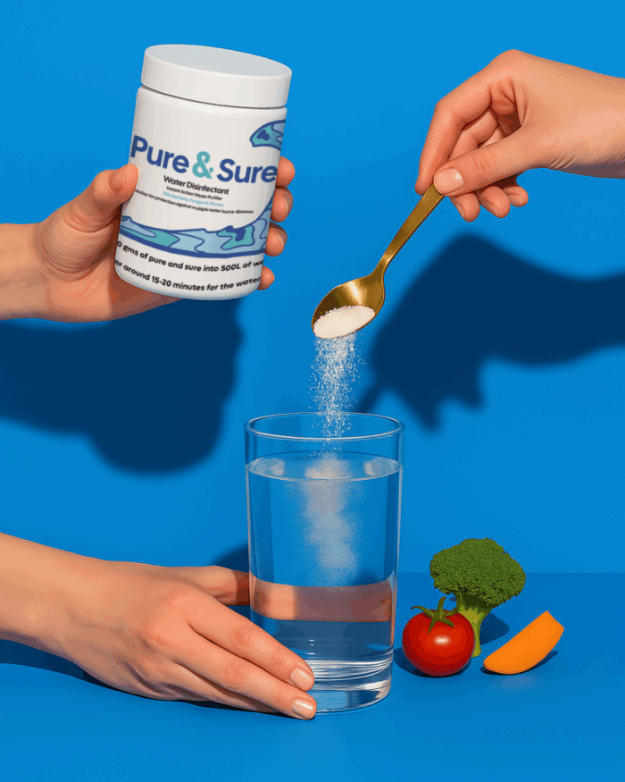 PURE & SURE Mineral Water Maker - Intercorp Biotech