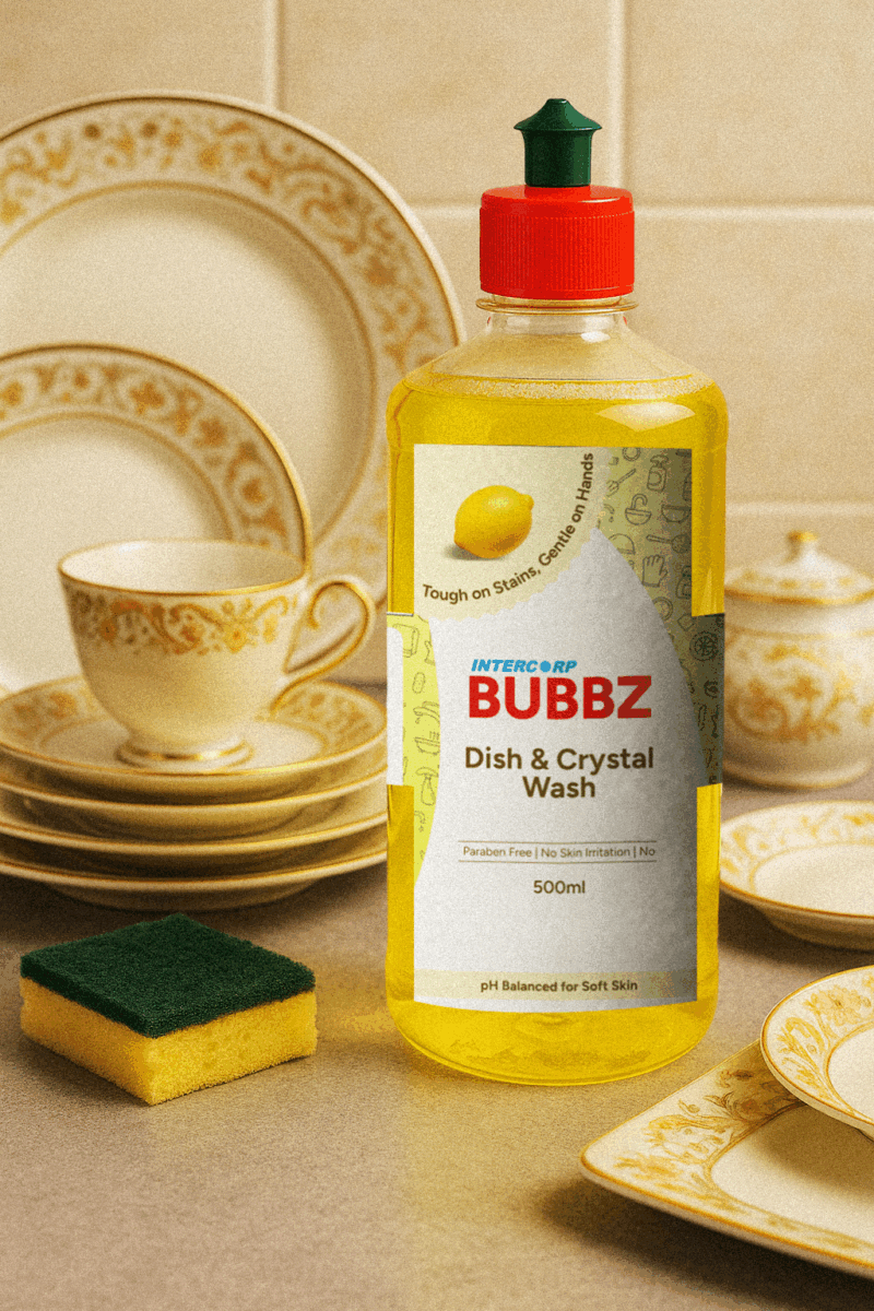 BUBBZ Dish & Crystal Wash - Intercorp Biotech