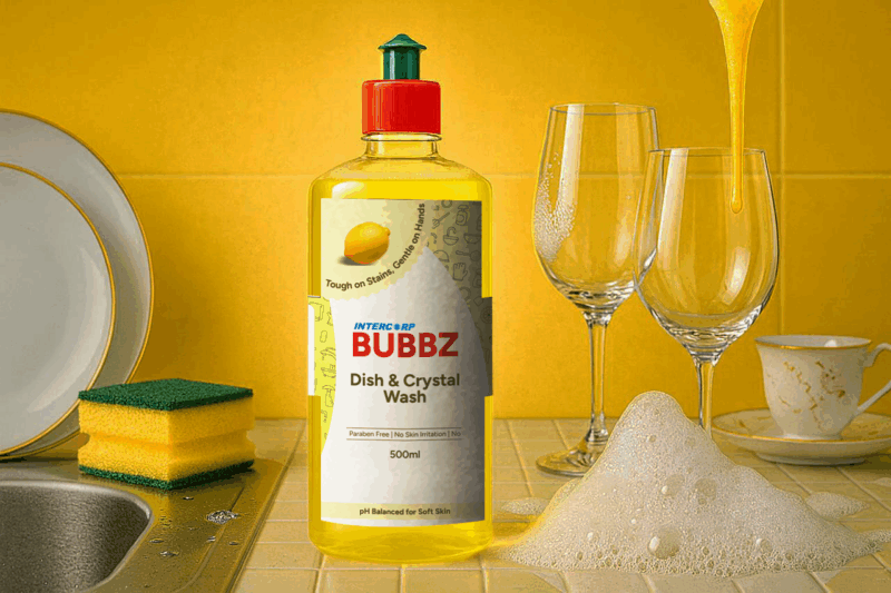 BUBBZ Dish & Crystal Wash - Intercorp Biotech