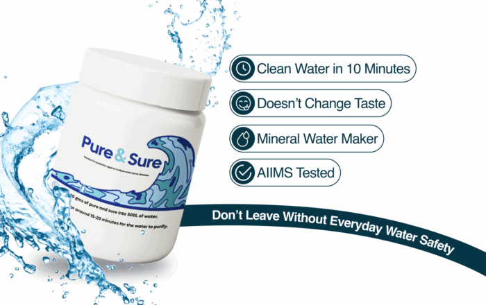 PURE & SURE Mineral Water Maker - Intercorp Biotech
